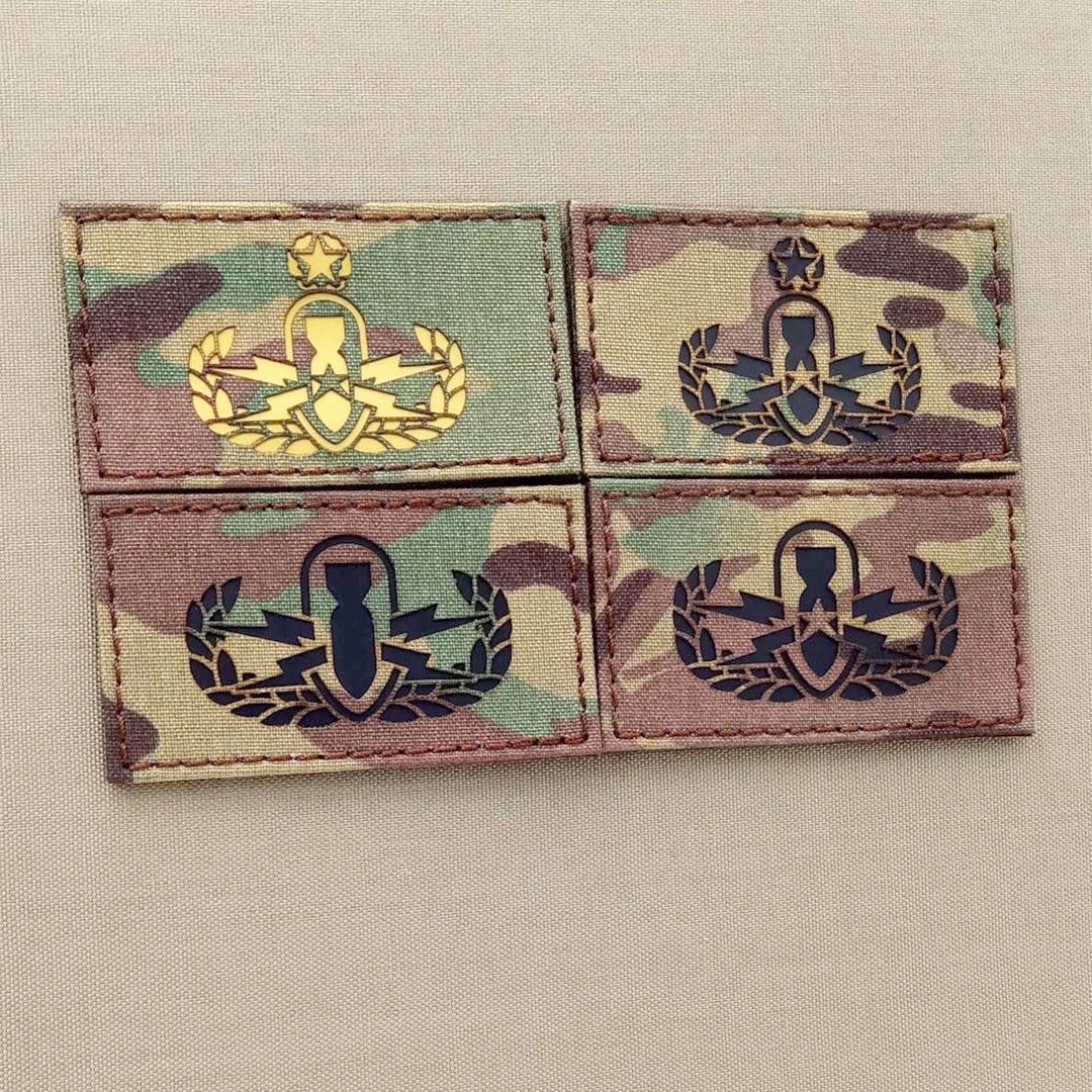 EOD Explosive Ordnance Disposal Badge 2x3.5 Laser Cut Patch - Etsy