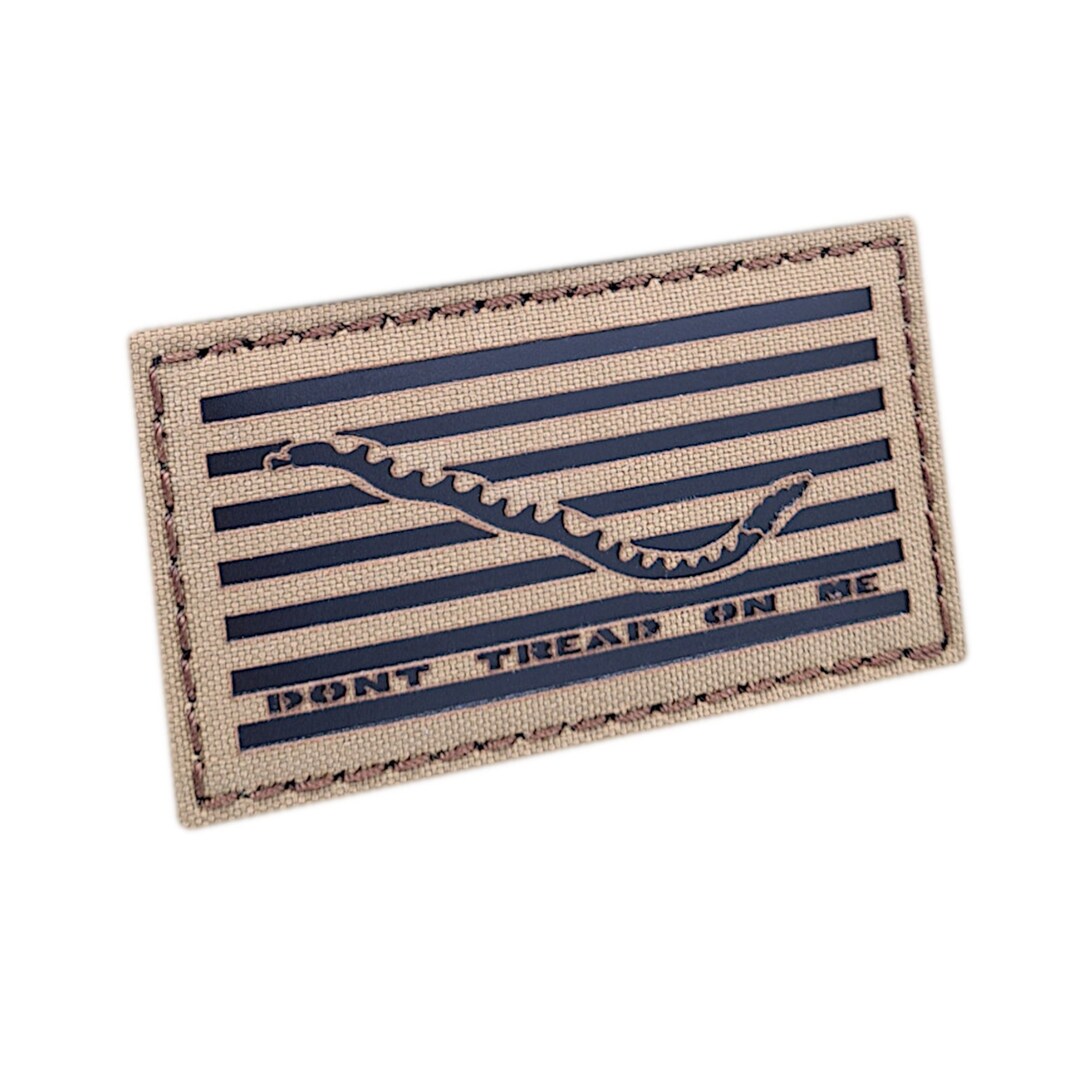 DTOM Rattlesnake Flag Patch - Laser Cut 2"x3.5" - Etsy