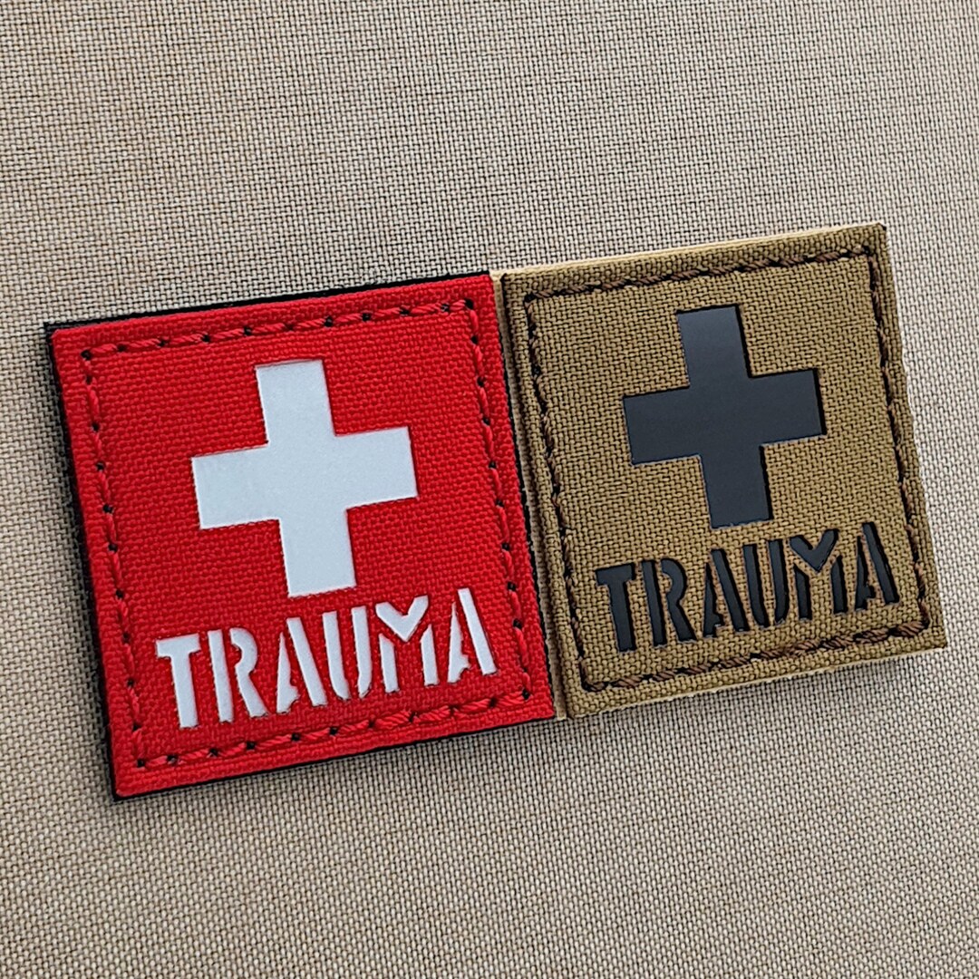 Trauma First Aid Kit IFAK 2"x2" EMS Laser Cut Patch - Etsy