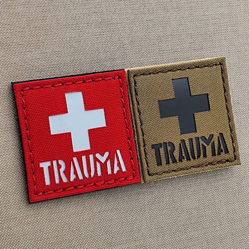 Trauma First Aid Kit IFAK 2"x2" EMS Laser Cut Patch - Etsy