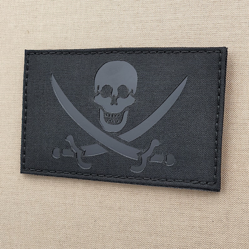 Jolly Roger Calico Jack Flag Pirate Jack Rackham 2"x3.5" Laser Cut ...