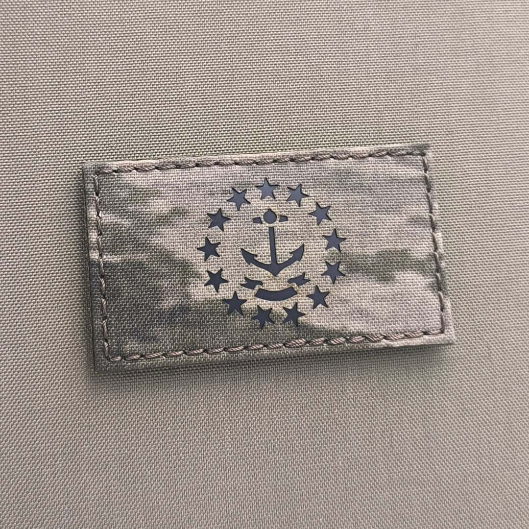 Rhode Island RI State Flag 2"x3.5" Laser Patch - Etsy