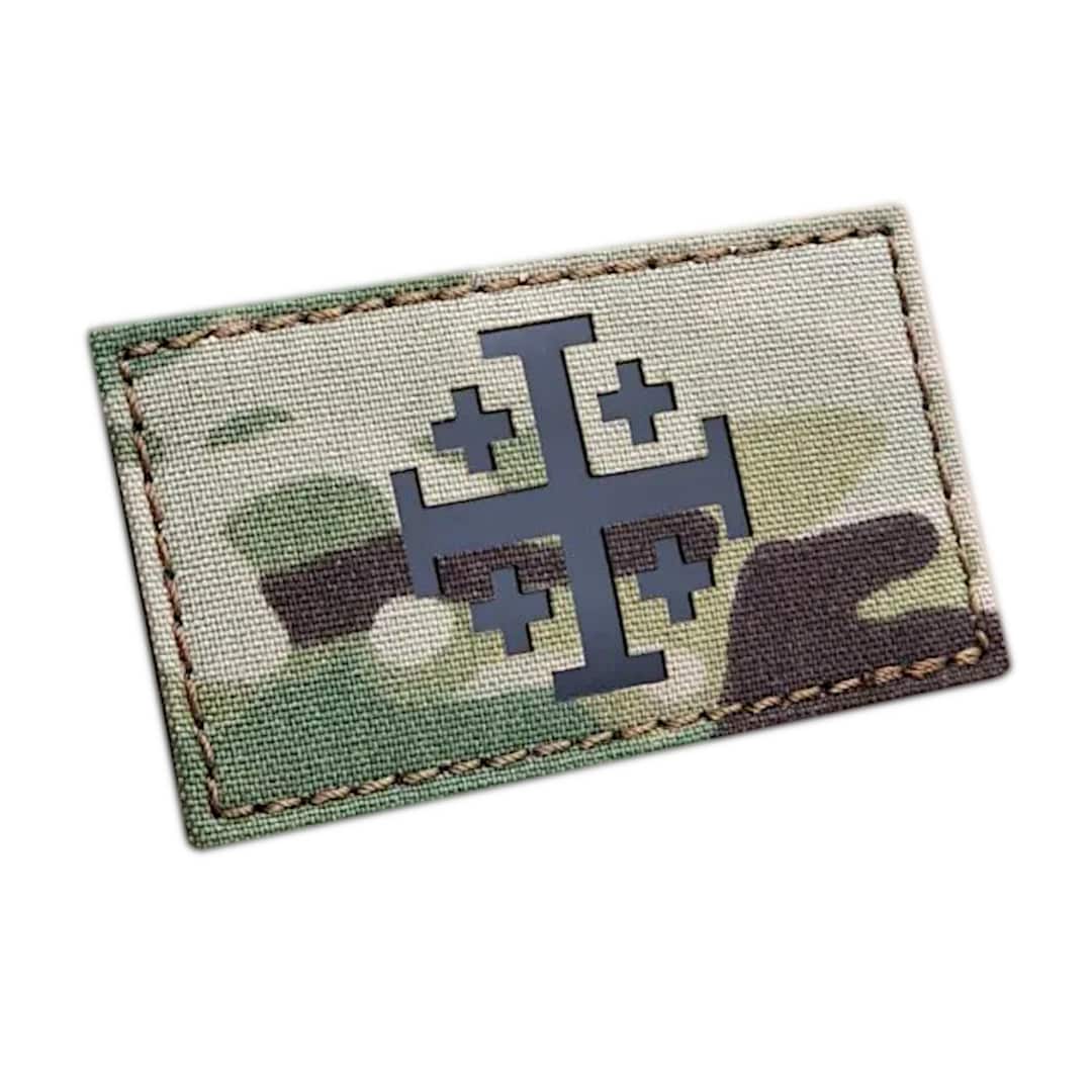 Jerusalem Order Holy Sepulchre Cross 2"x3.5" Laser Cut Patch - Etsy