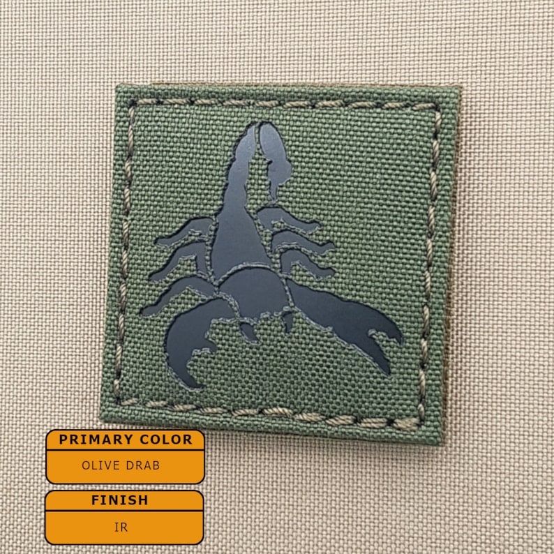 Scorpion Tactical 2x2 Laser Cut Patch - Etsy