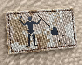 Blackbeard Pirate Flag Patch Morale Navy SEALS Team 3 Edward Teach ...