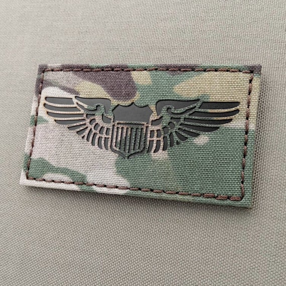 US Air Force Pilot Wings USAF Badge 2x3.5 Laser | Etsy