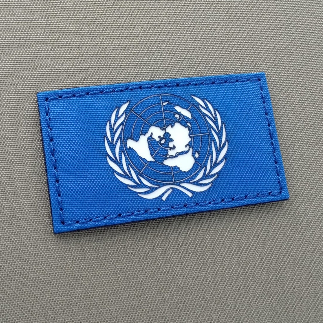 ONU Flag of the United Nations 2"x3.5" Laser Patch - Etsy
