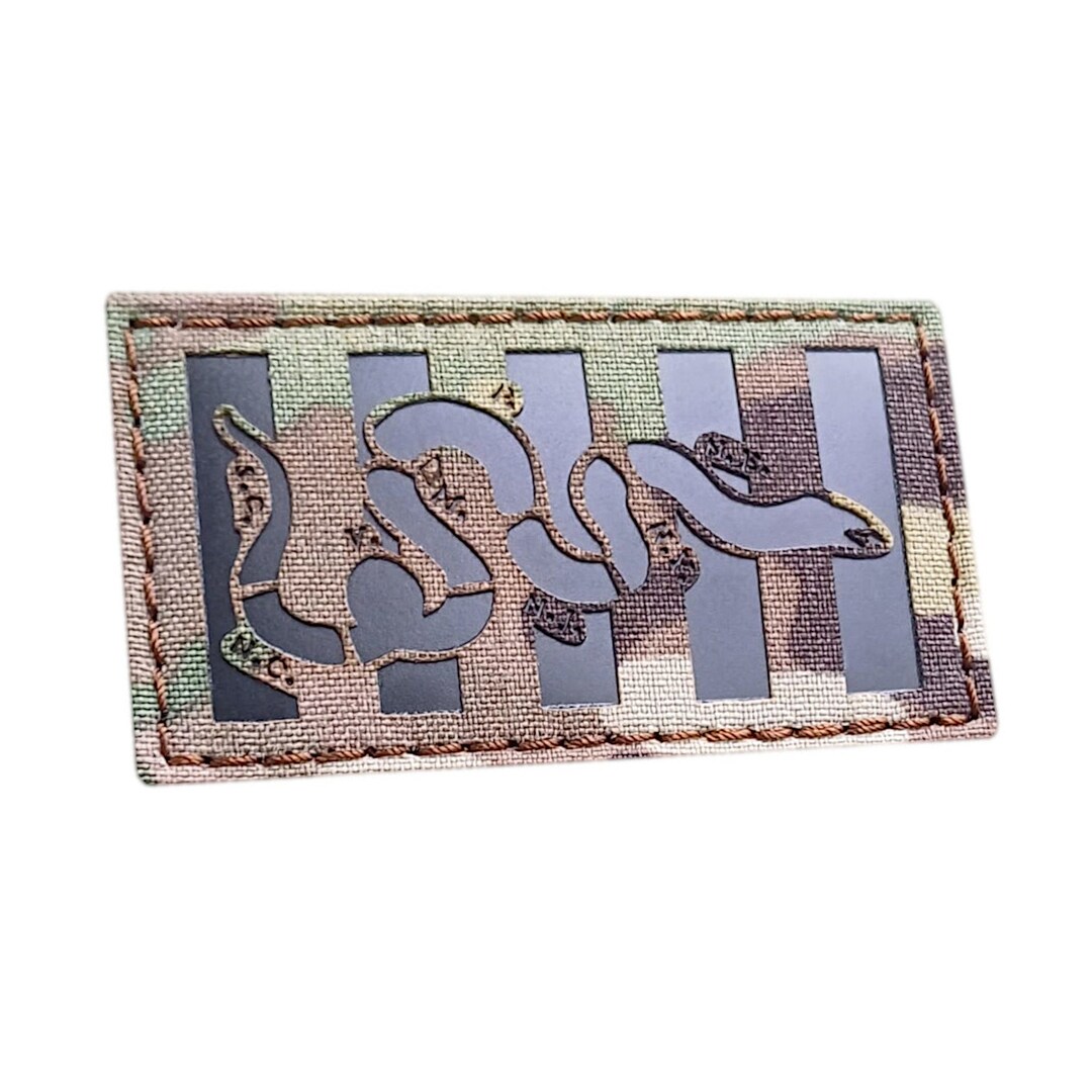 Rebellious Stripes W/ Join or Die Snake Benjamin Franklin 2"x3.5 ...