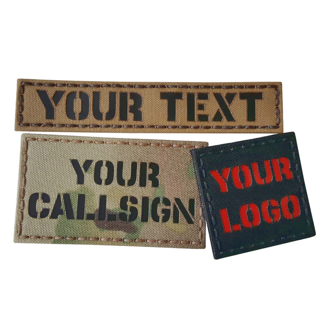 Your Custom IR Infrared or Reflective or Glow Dark Fastener Hook and ...