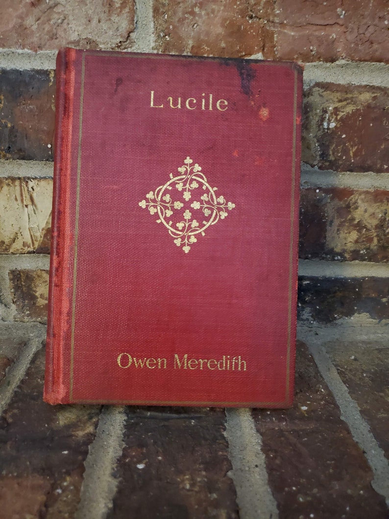 Lucile by Owen Meredith - Etsy