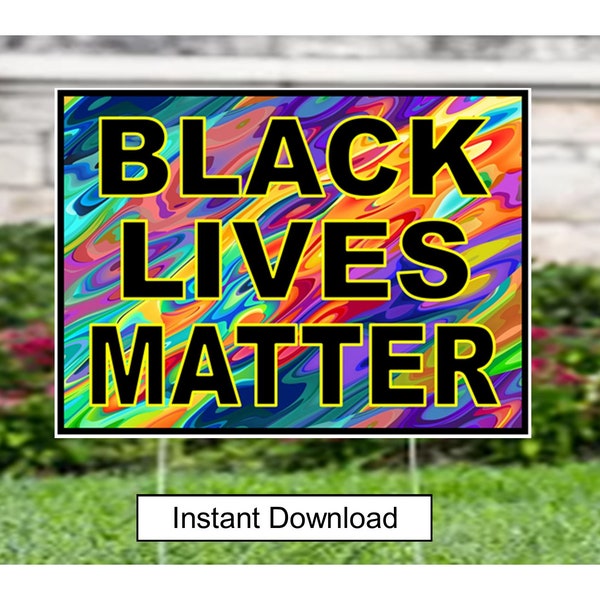 Black Lives Matter Poster - Etsy
