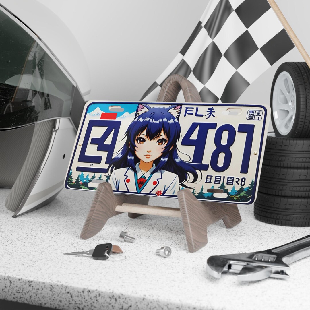 Aphmau License Plate, Aphmau Japanese Vanity Plate, Car Accessories for ...