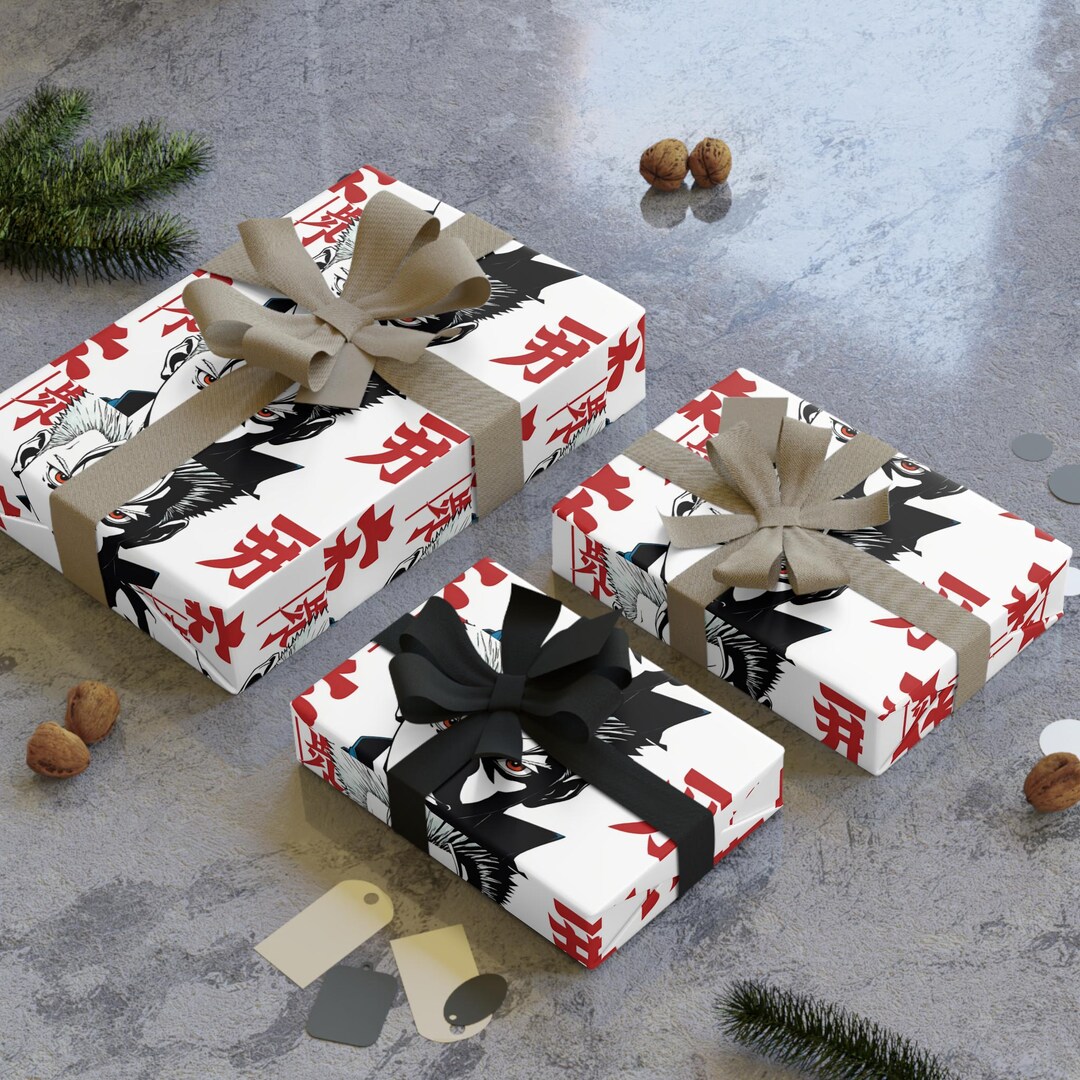 Luxury Jujutsu Manga Wrapping Paper, Special Anime Gift Wrapping Paper ...