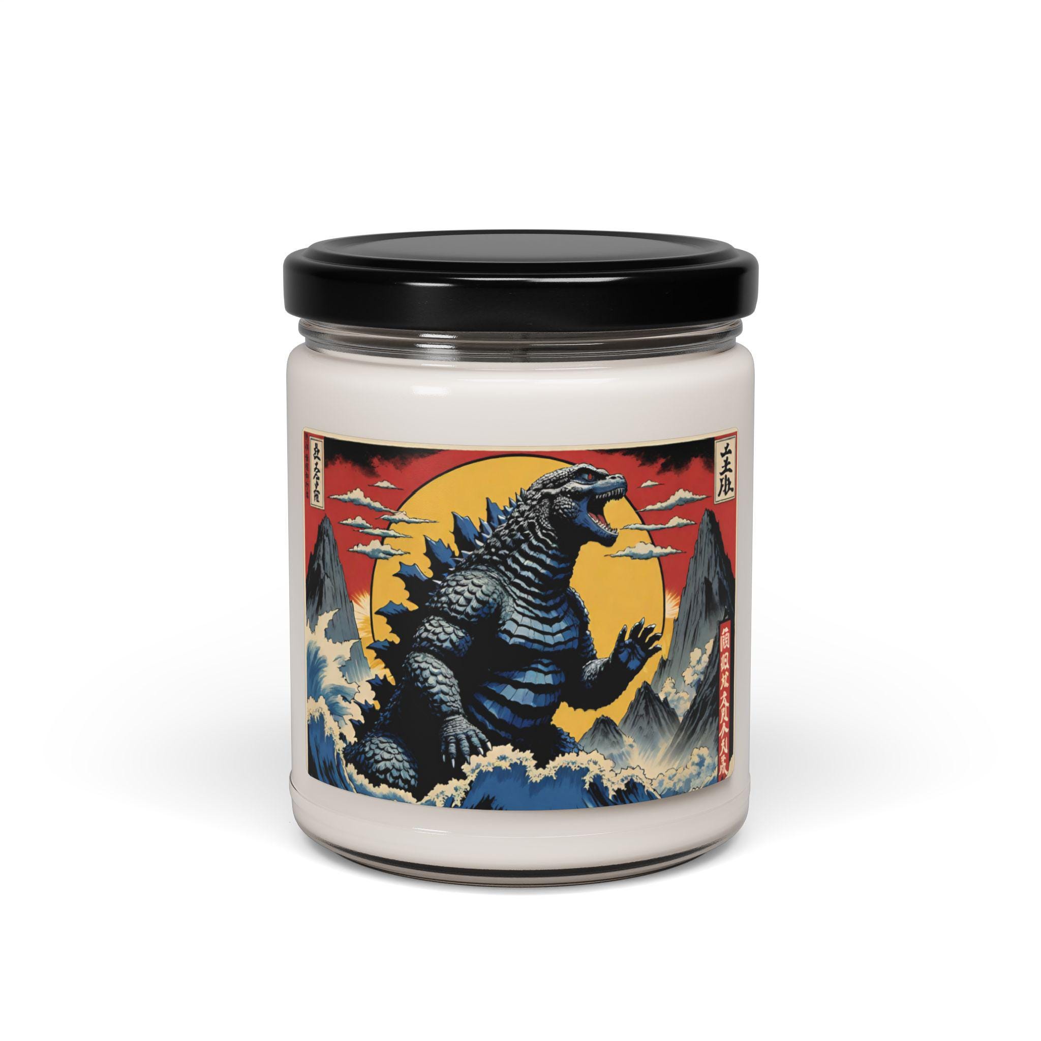 Godzilla Prayer Candle Japanese Art, Omg the Perfect Gift for True ...