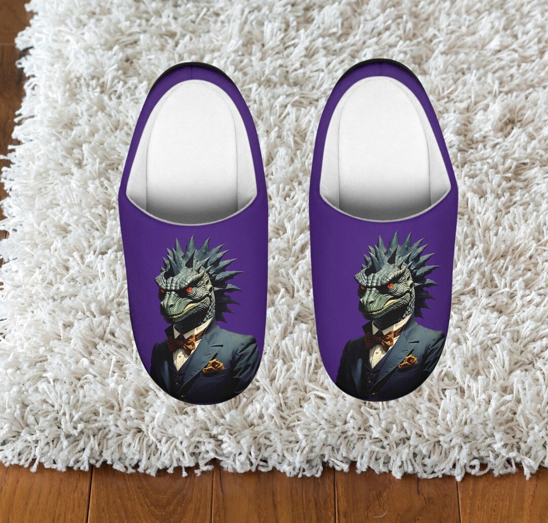 Godzilla Slippers, Elegant Godzilla Design, Perfect Gift for Fans, Dad ...