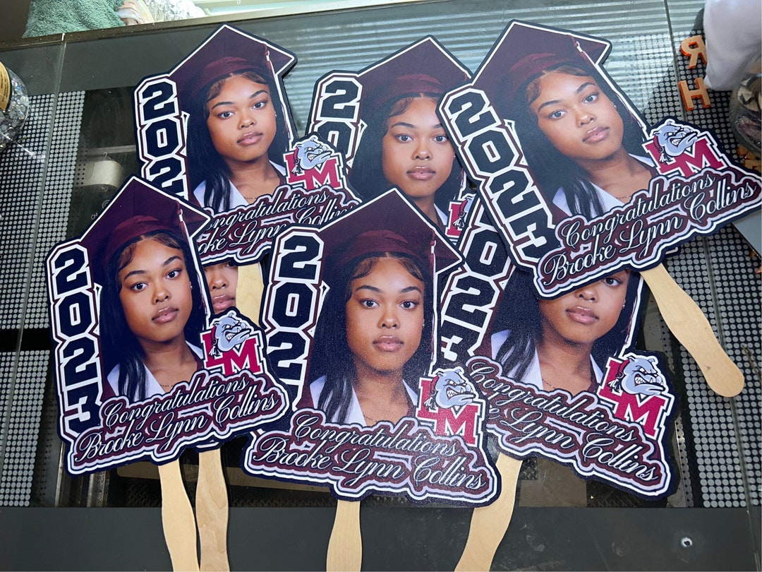 Custom Graduation Paper Fans Class of 2025 - Etsy