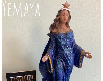 Yemaya Statue Blessed With Waters of Yemaya Estatua De Yemaya Bendesida ...