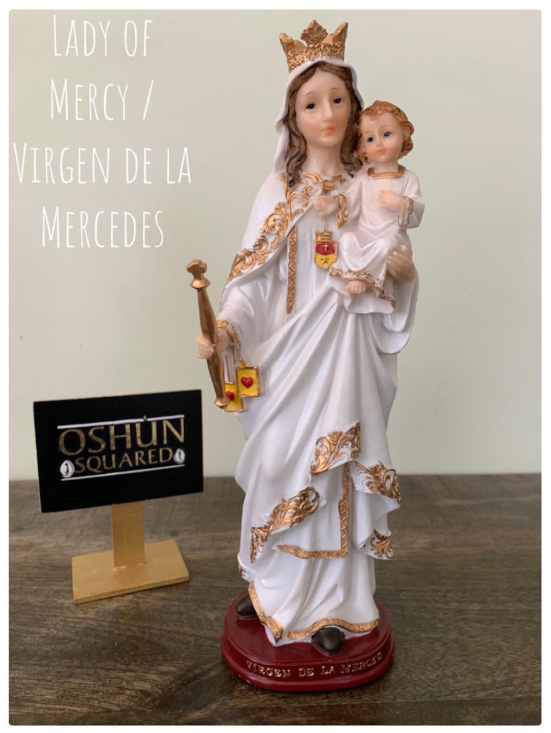 Lady of Mercy Statue / Estatua De La Virgen De La Mercedes - Etsy