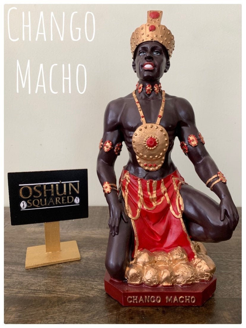 Chango Macho Statue Estatua De Chango Macho - Etsy
