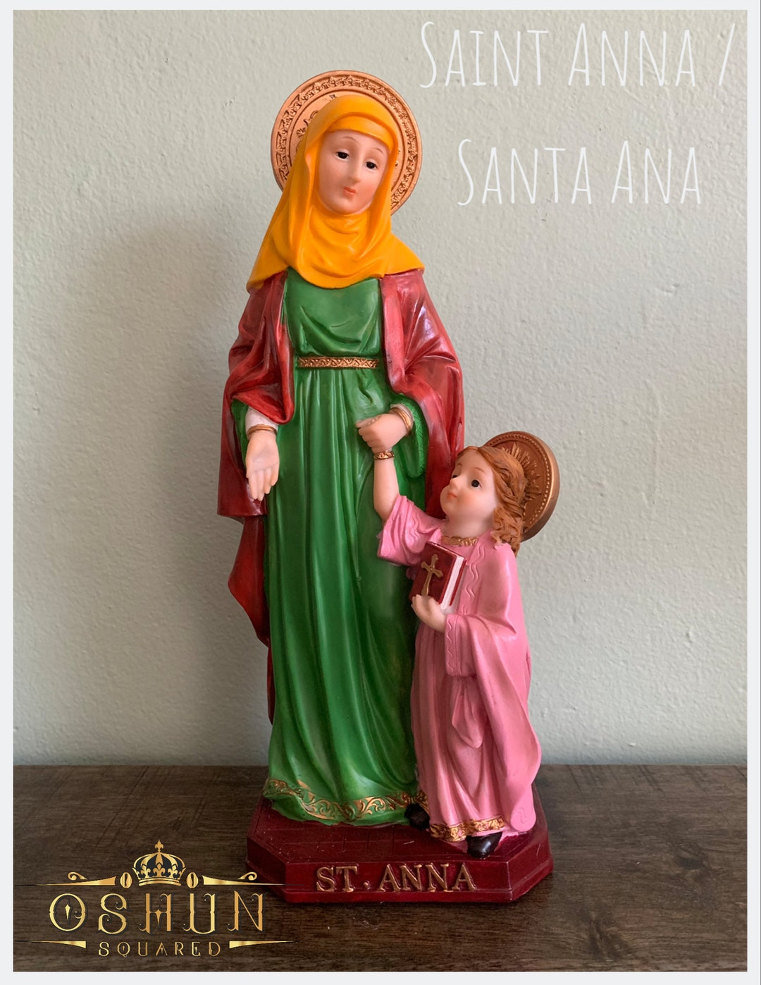 Saint Anna Statue | Estatua De Santa Anna - Etsy