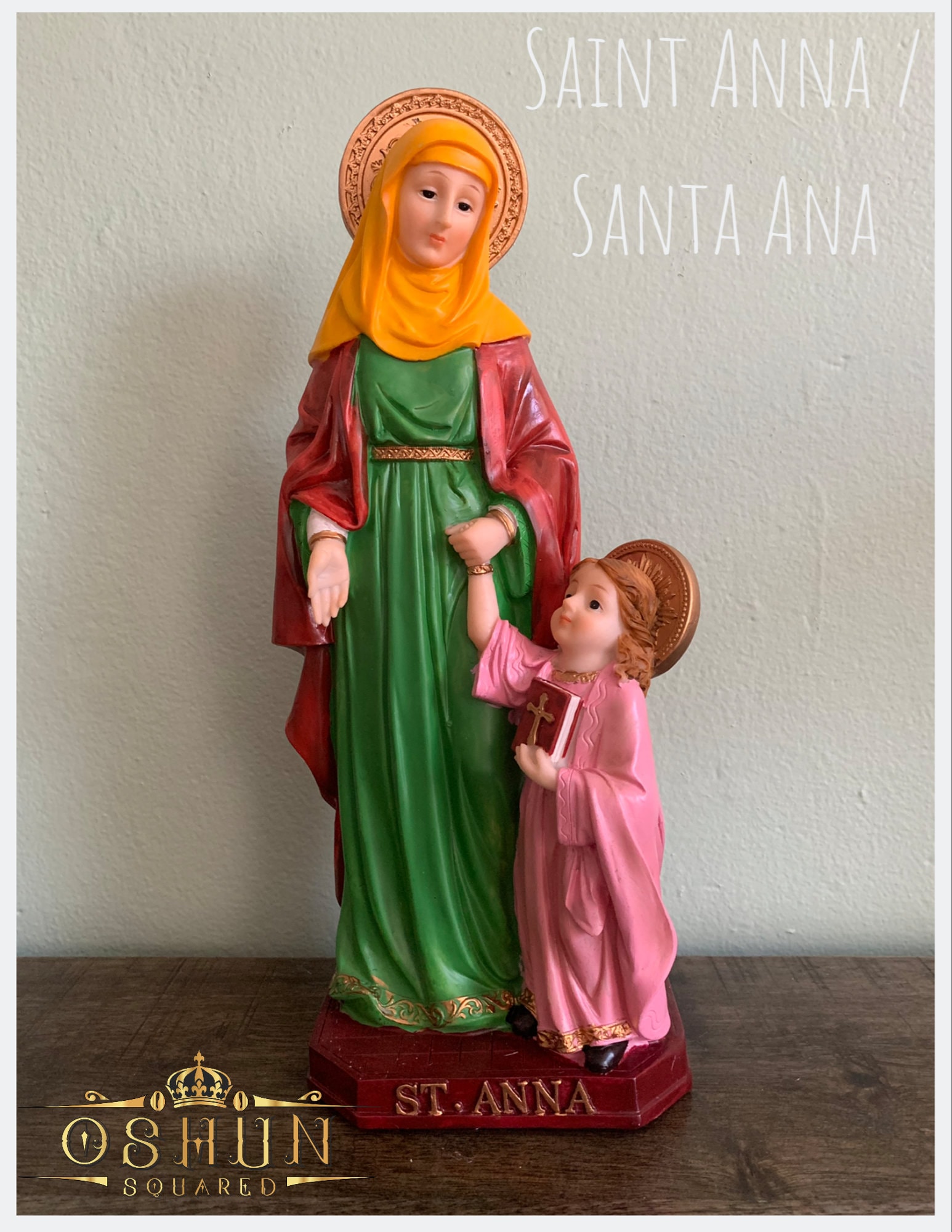 Saint Anna Statue Estatua De Santa Anna - Etsy