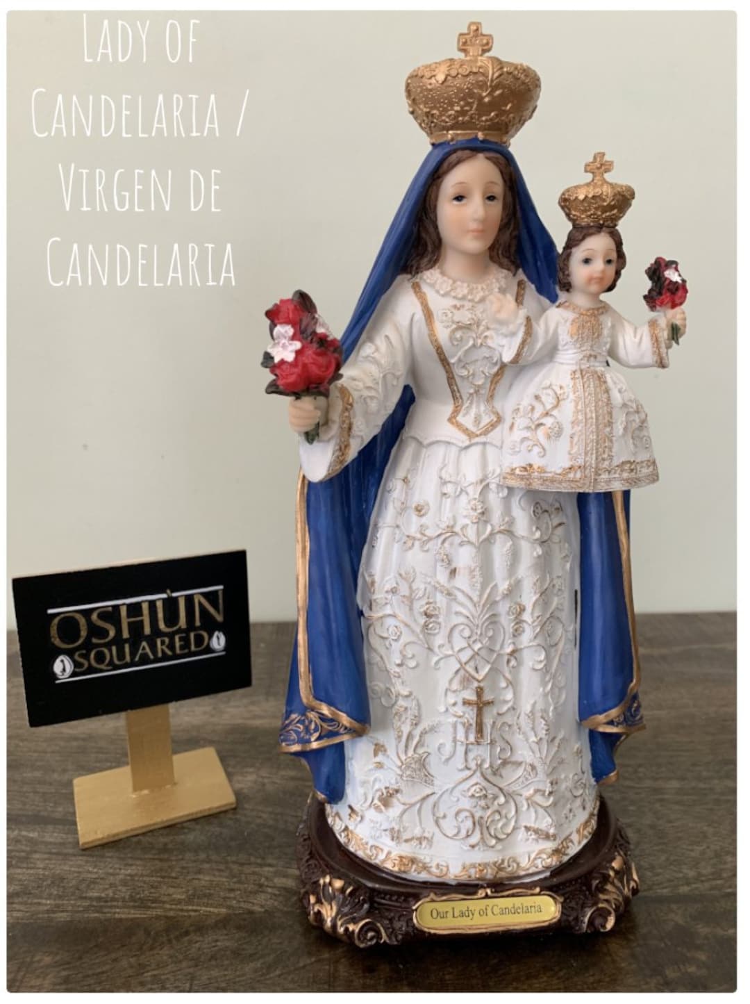 Our Lady of Candelaria Statue | Virgen De La Candelaria Estatua - Etsy