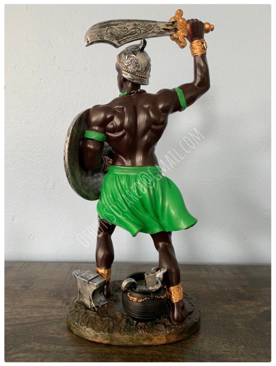 Statue of Oggun | Estatua De Oggun - Etsy