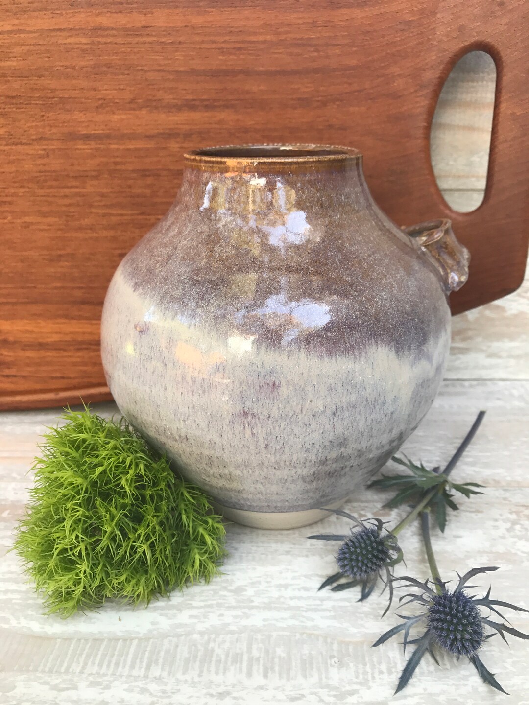 Studio Pottery Vase, Vintage Pottery, Hand Thrown Pottery, Signed ...