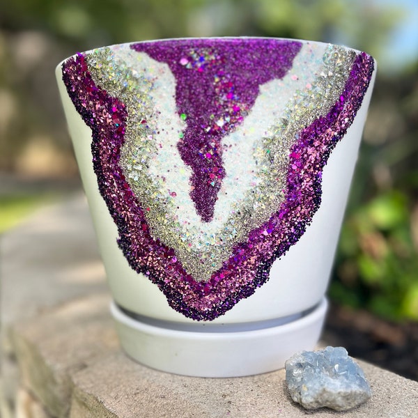 Crystal Planter - Etsy