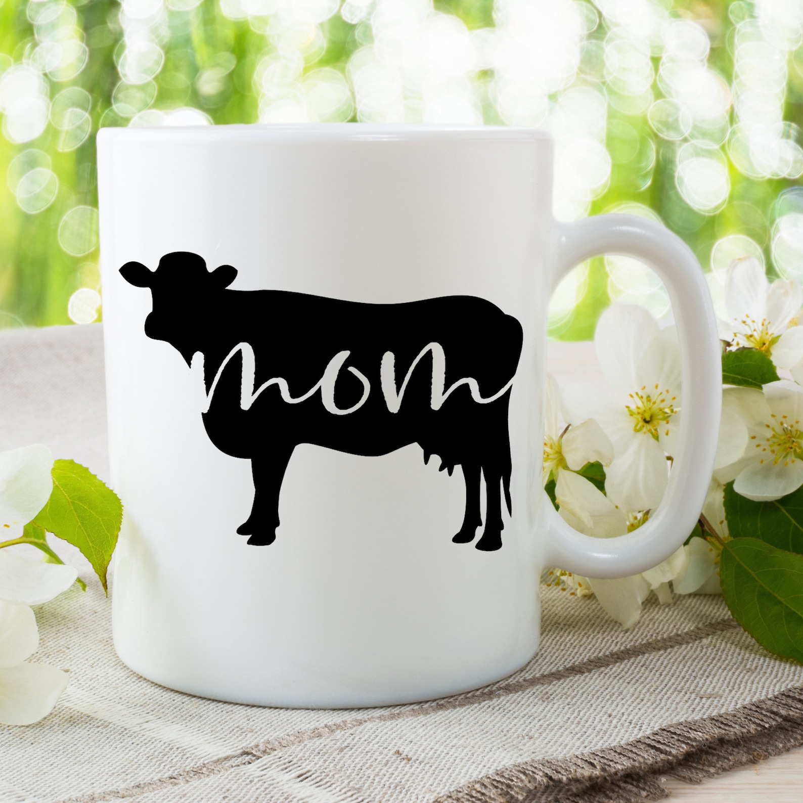 Cow Family Car Decal, Custom Family Decal, Mama Heifer Sticker, Cow Car ...