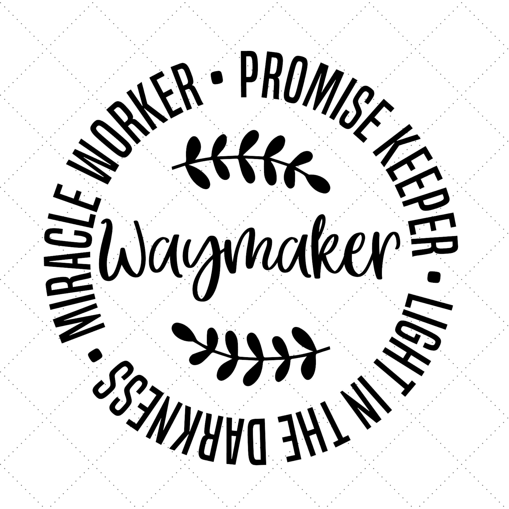 Waymaker Car Decal, Religious Sticker, Christian Sticker, Christian Car ...