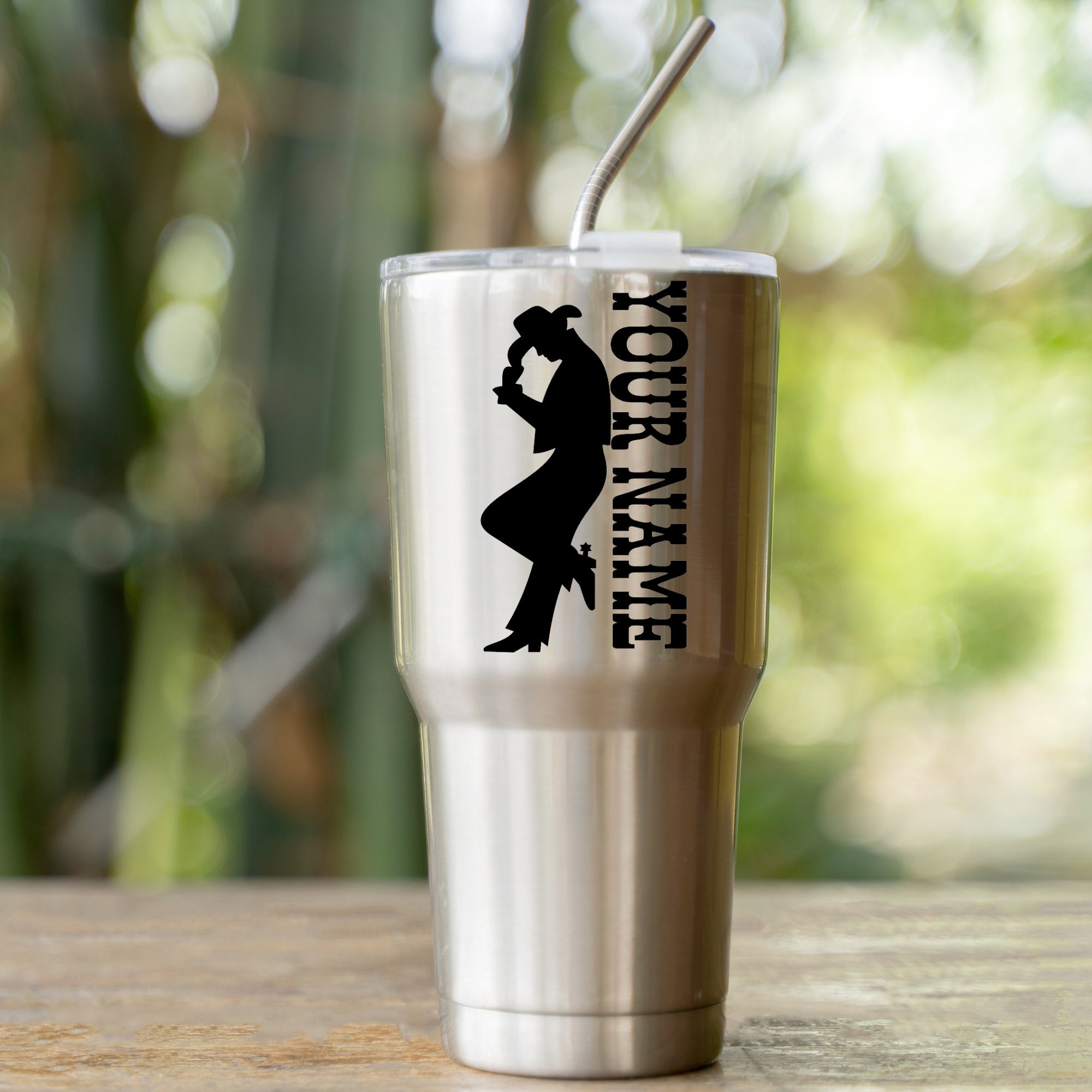 Cowboy Car Decal, Western Car Accessories, Custom Car Decal, Western ...