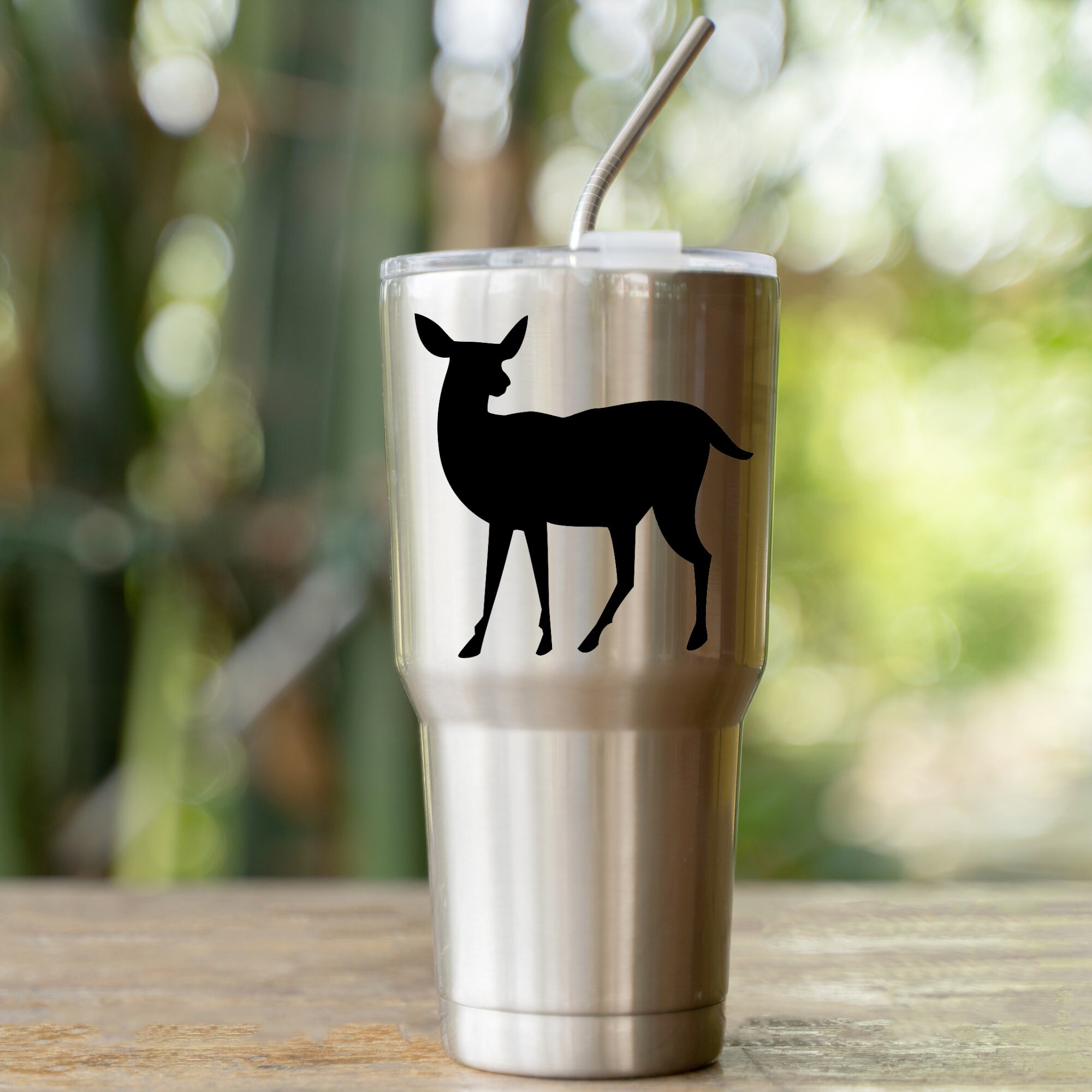 Deer Family Decal Deer Family Silhouette Hunting Sticker | Etsy