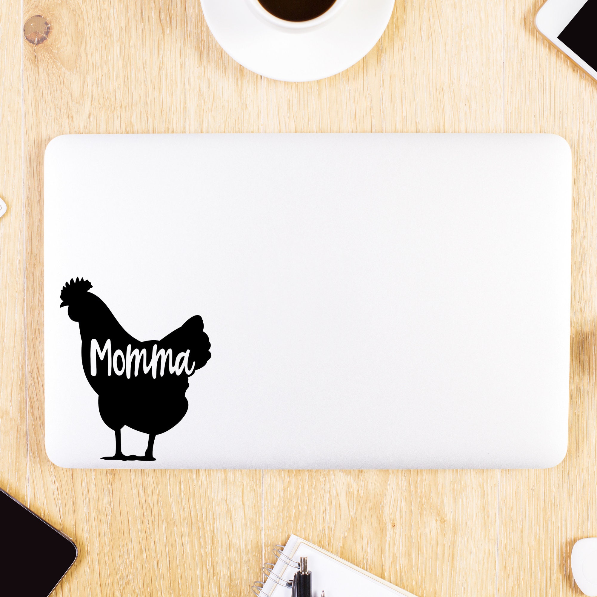 Chicken Family Car Decal, Chicken Mama Sticker, Rooster Car Decal, Farm ...