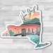 2 New York State Stickers Hand Drawn Design Matte Laminated - Etsy