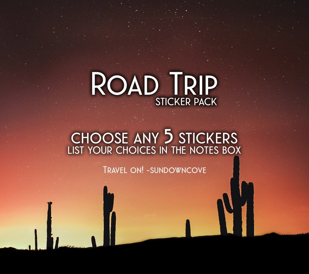 Pick Any 5 Stickers, State/country Sticker, Water/uv Resistant & Matte ...