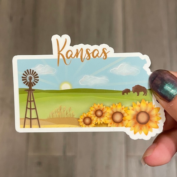 Kansas State Stickers - Etsy