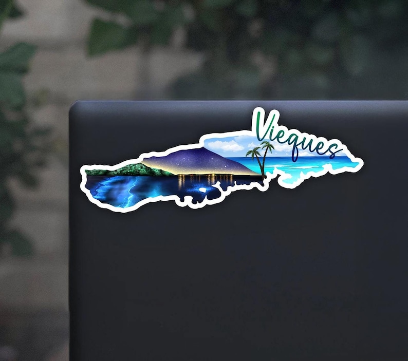 Vieques Puerto Rico Sticker, Hand Drawn Design, Mosquito ...