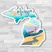 2 New York State Stickers Hand Drawn Design Matte Laminated - Etsy