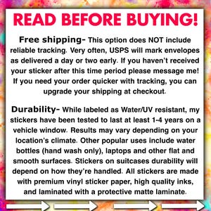 All 50 State Stickers, 3 Inches, One of Each, Hand Drawn Designs, Matte ...