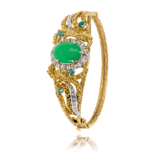 Jade Bangle - Etsy