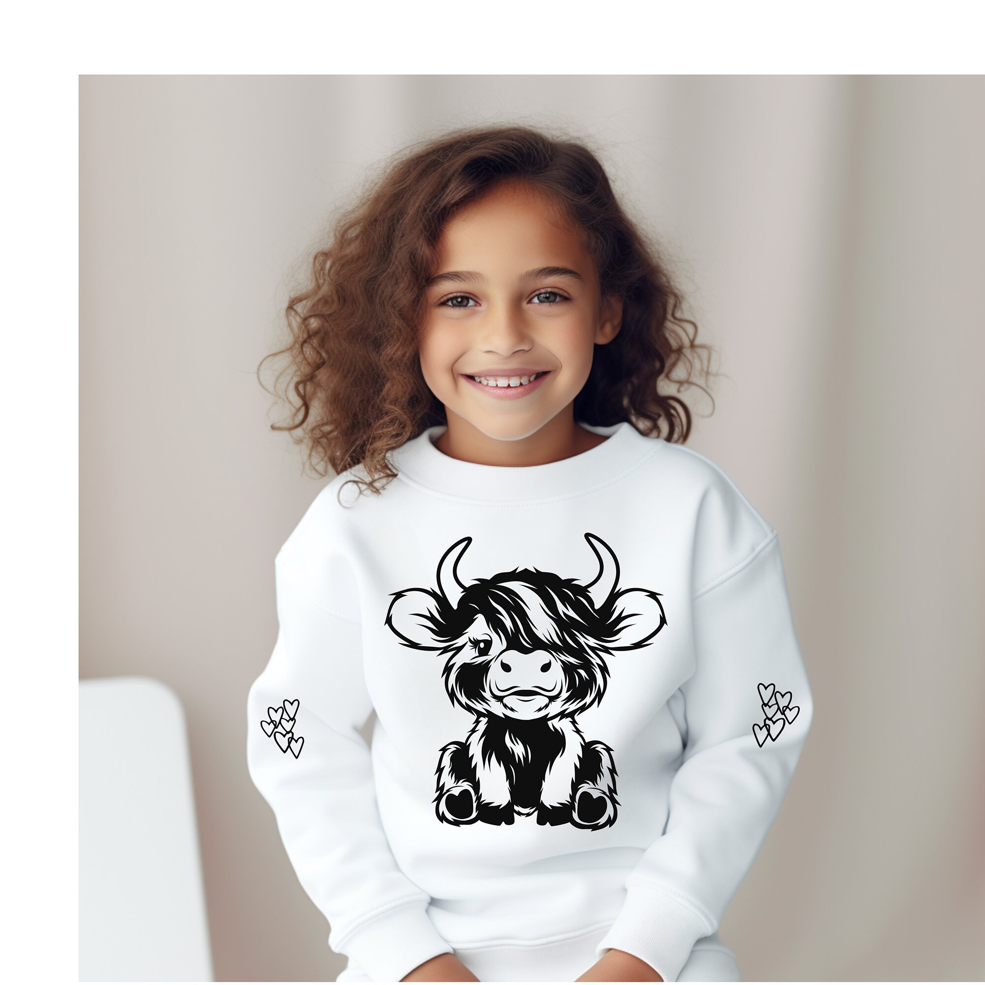 Highland Cow Youth Sweatshirt, Highland Cow Hoodie, Highland Cow Shirt ...
