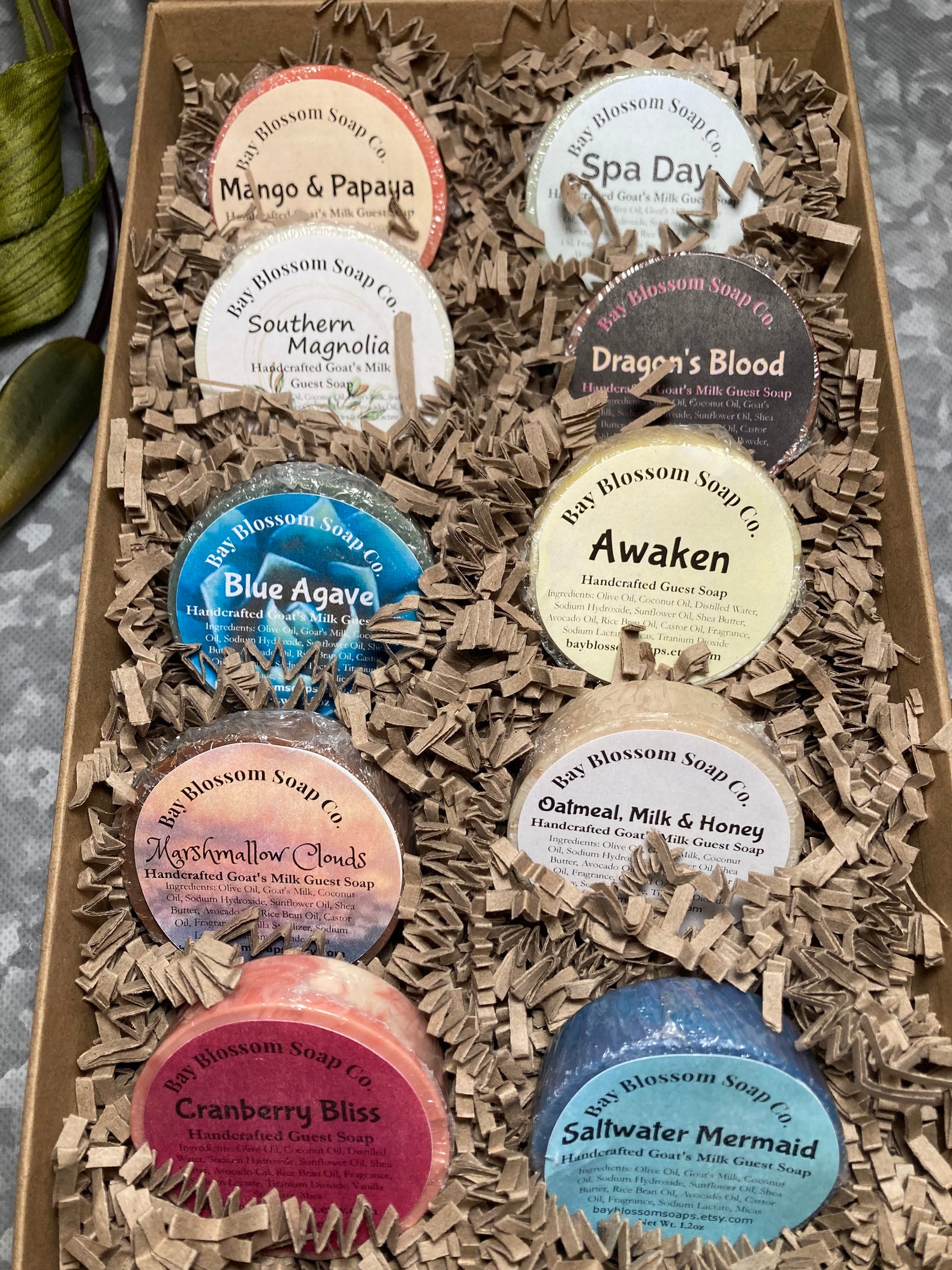 Mini Guest Soap Set of 10 Assorted Soaps, Guest Soap Gift Set, Soap Set ...