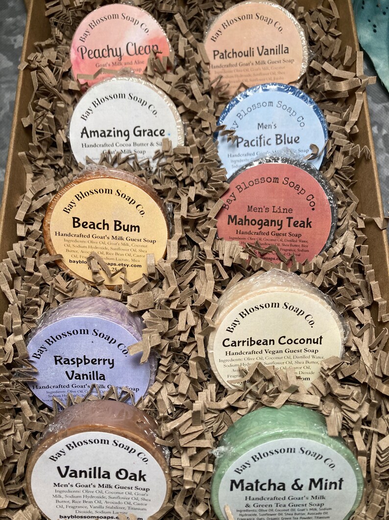 Mini Guest Soap Set of 10 Assorted Soaps Guest Soap Gift - Etsy