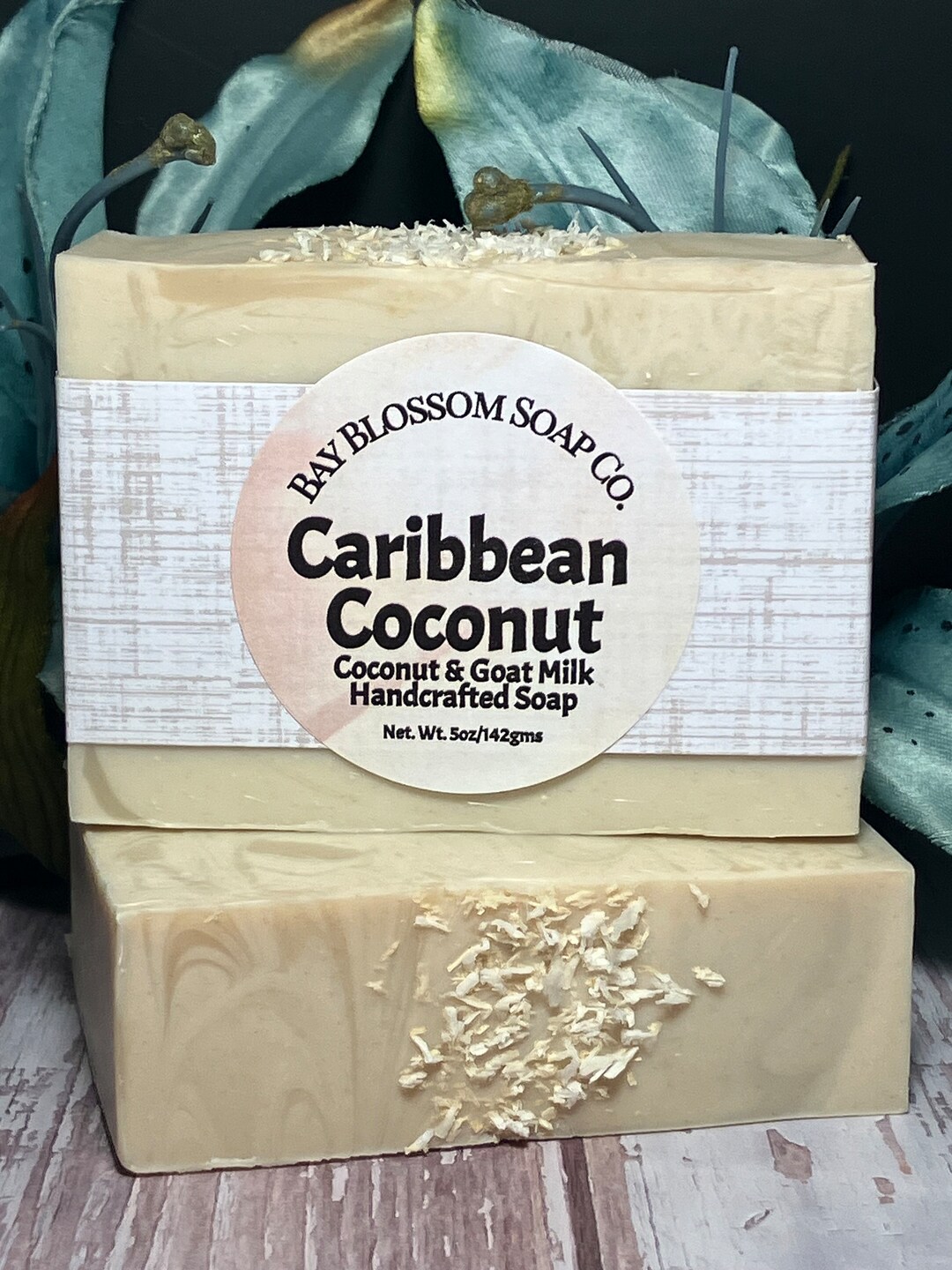 Caribbean Coconut Handcrafted Goats Milk Bar Soap, Goats Milk Coconut ...