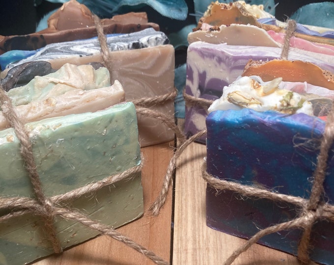 Soap Ends Sampler Set, Variety Soap Set, Soap Slices, Soap End, Rustic ...