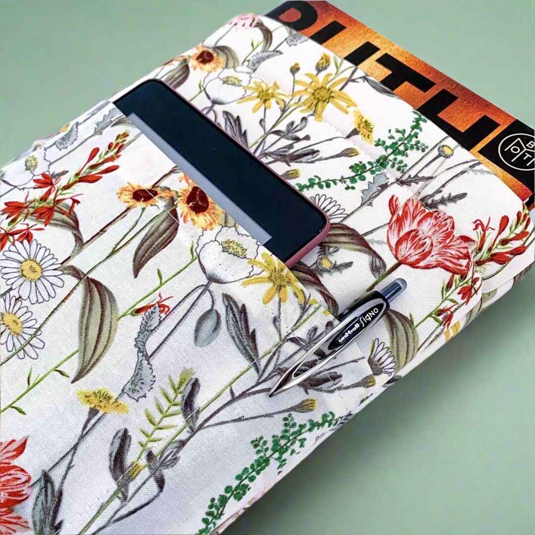 Wildflowers Booksleeve - Etsy