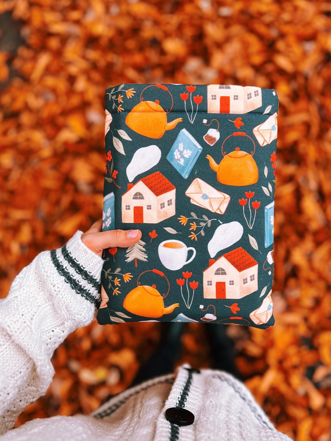 Storybook Cottage Booksleeve - Etsy