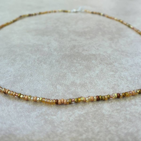 Seed Bead Necklace - Etsy