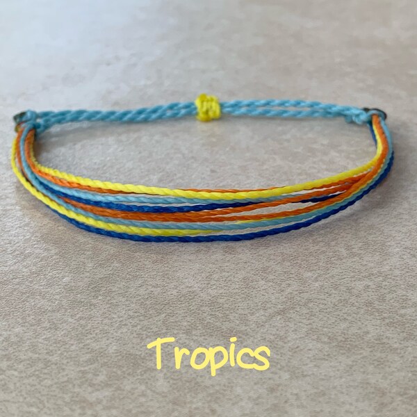 Wax String Bracelet - Etsy